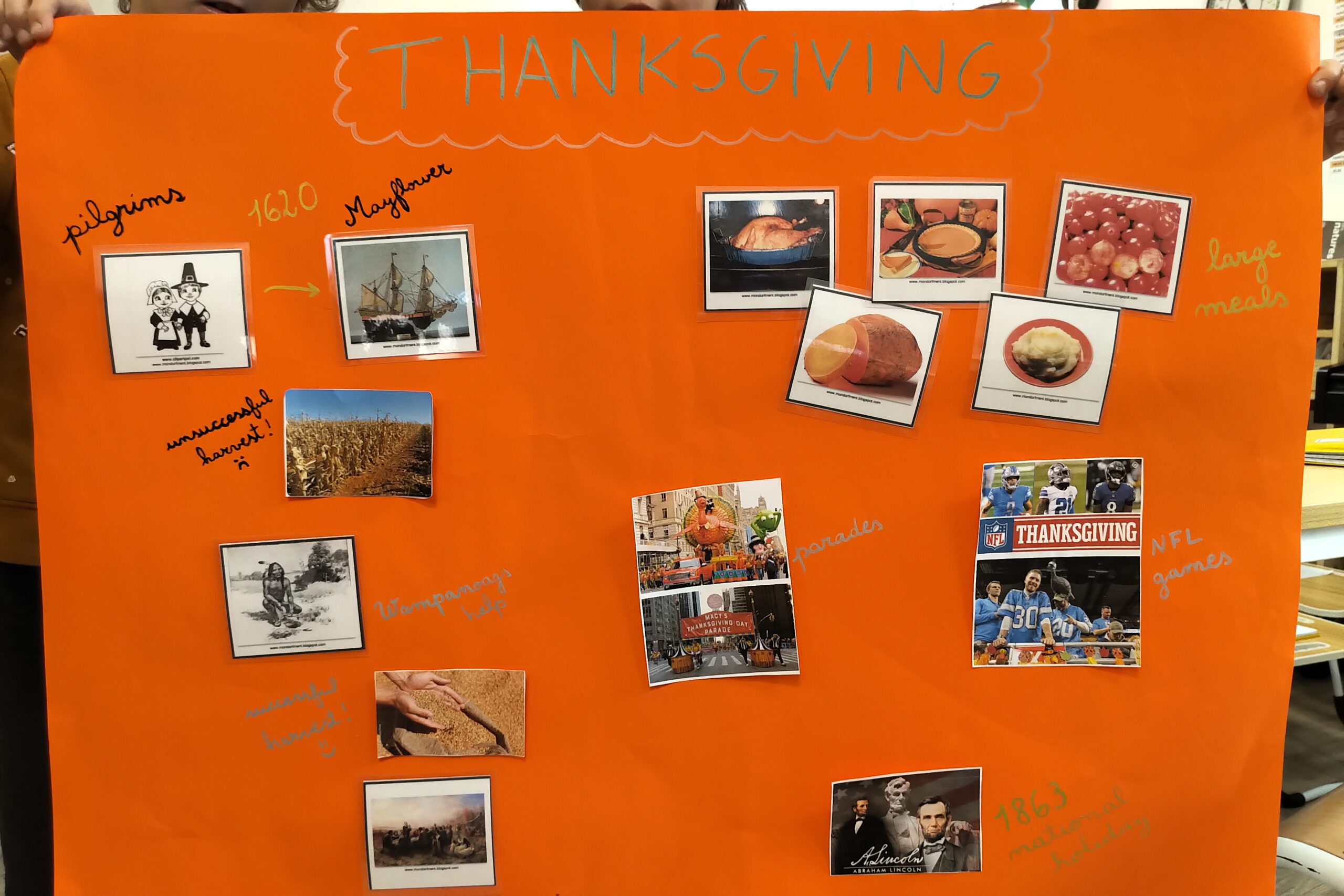 Thanksgiving avec les enfants de la classe des Petits Explorateurs ...